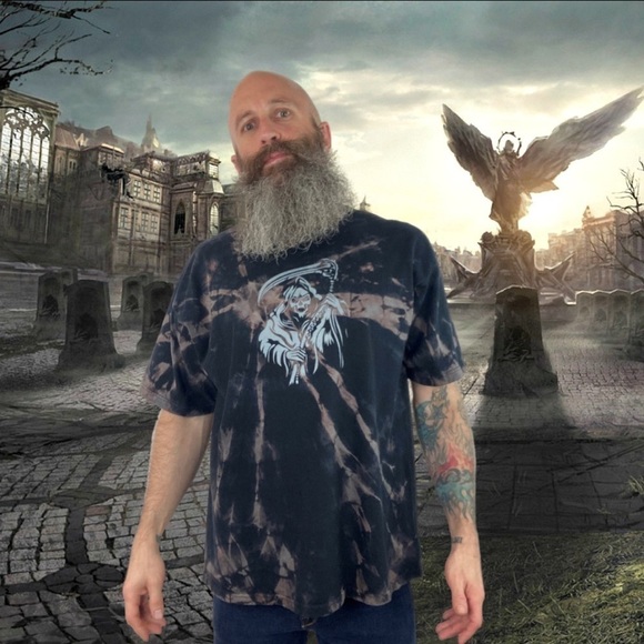 Evil Threads | Shirts | Custom Grim Reaper Tshirt Xl | Poshmark